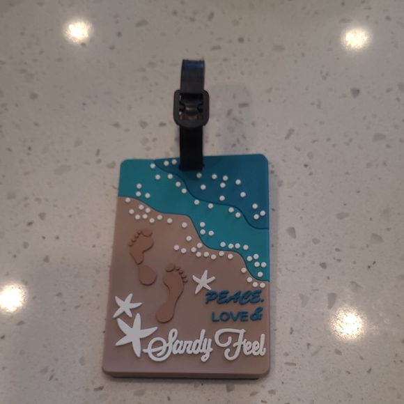 Bags | Beach Themed Luggage Tag | Poshmark